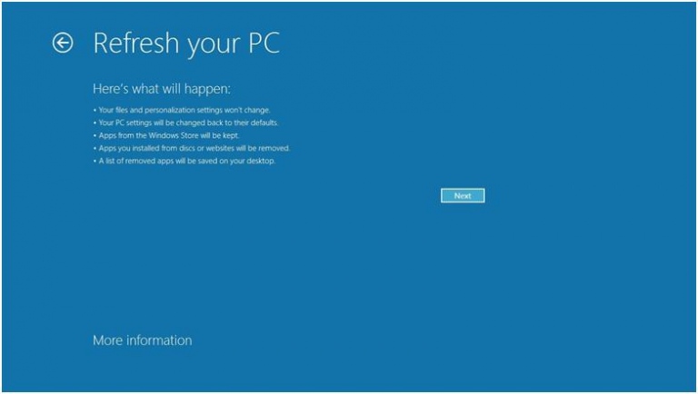 How to Refresh Your Windows 8 PC